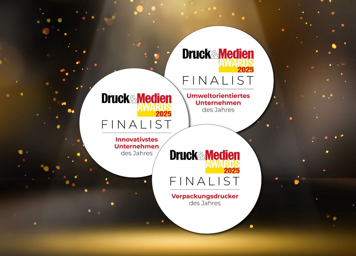 Dreifach nominiert bei den Druck&Medien Awards 2025 – colordruck Baiersbronn